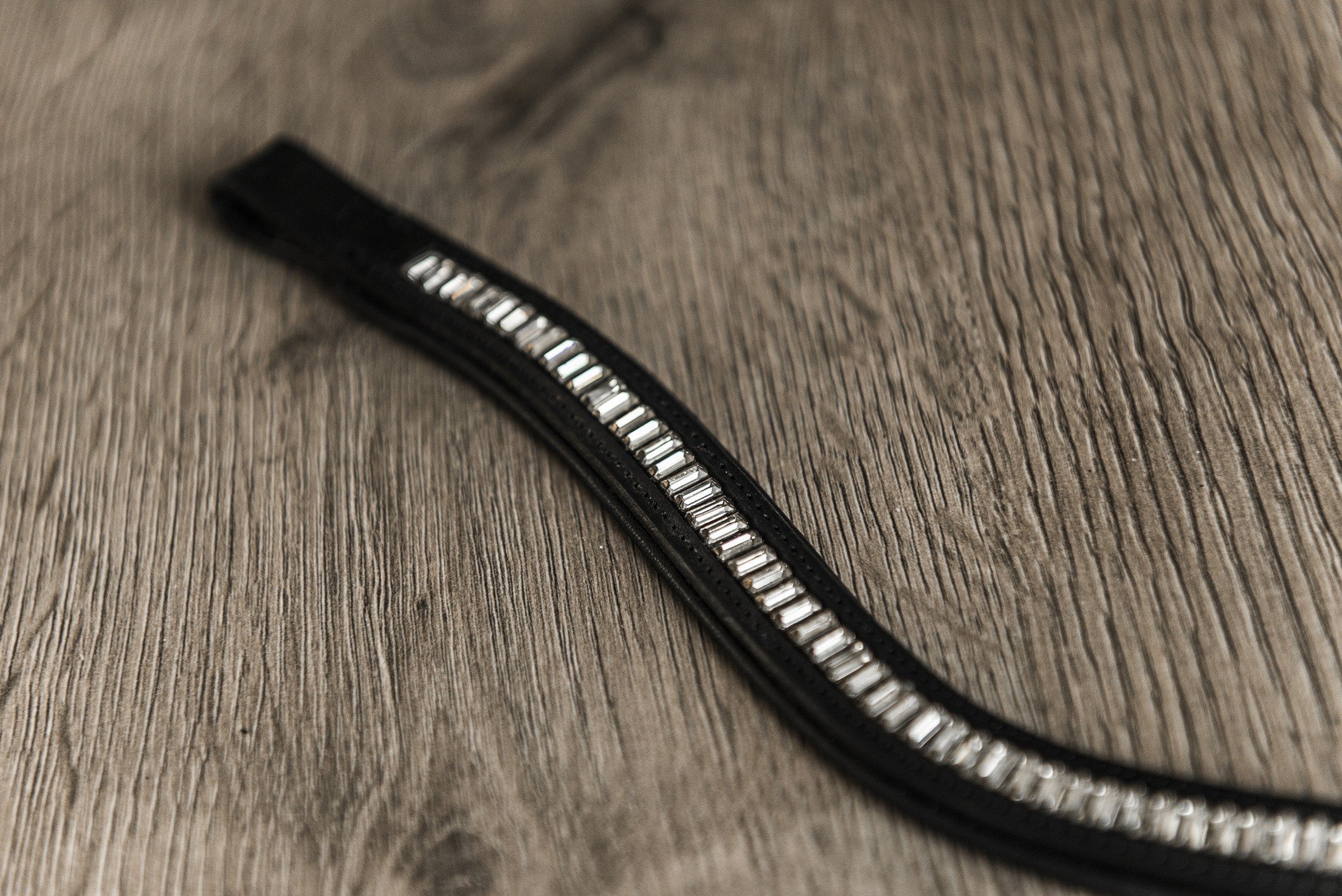 Nordic Horse pandebånd med lodrette sten - Mix & Match